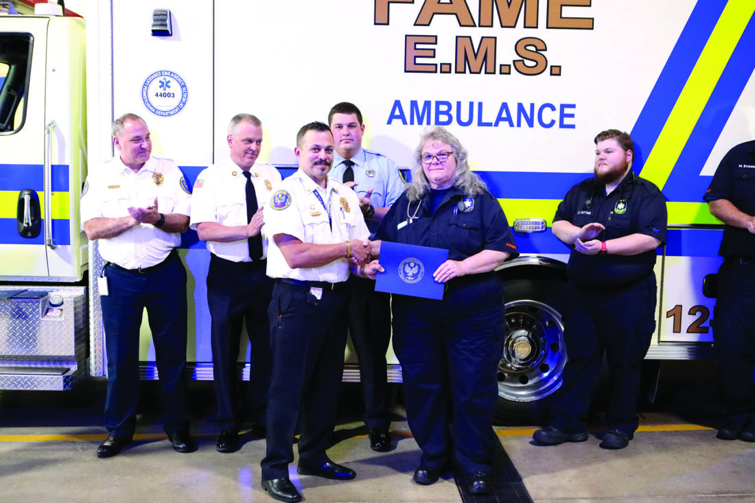 Paramedics recognized for saving firefighter | News, Sports, Jobs - The ...